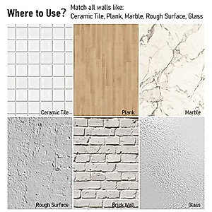 Bakzon 2-Pack Glass Corner Shower Shelves, Shower Wall Shelves for Inside Shower, Drill Free Shower Caddy Organizer with Aluminum Brackets for Bathroom