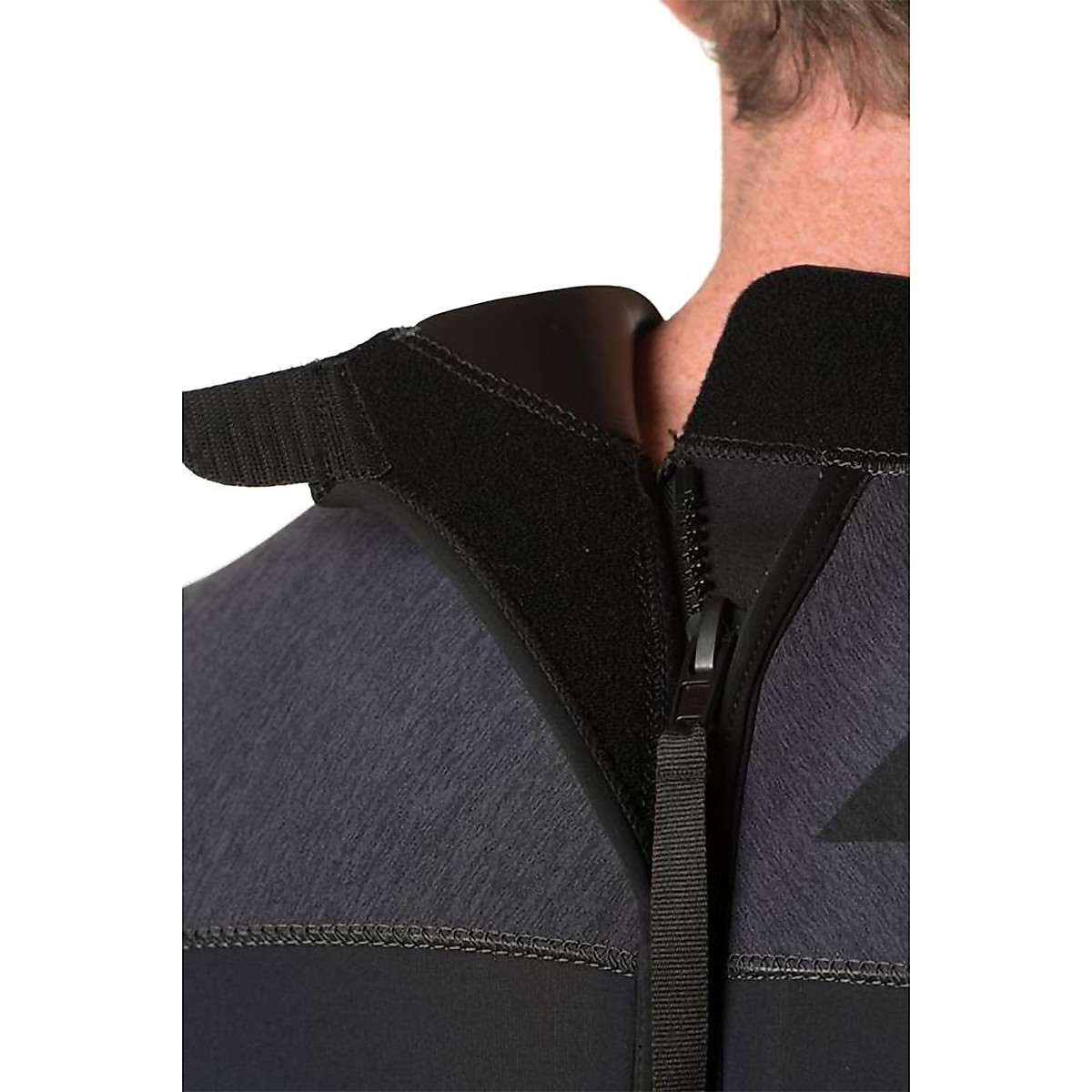 BARE 3/2MM Revel Men's Full Wetsuit | Combines Comfort and Flexibility | Made from a Blend of Neoprene and Laminate | Designed for All Watersports Including Scuba Diving and Snorkeling | Grey - M