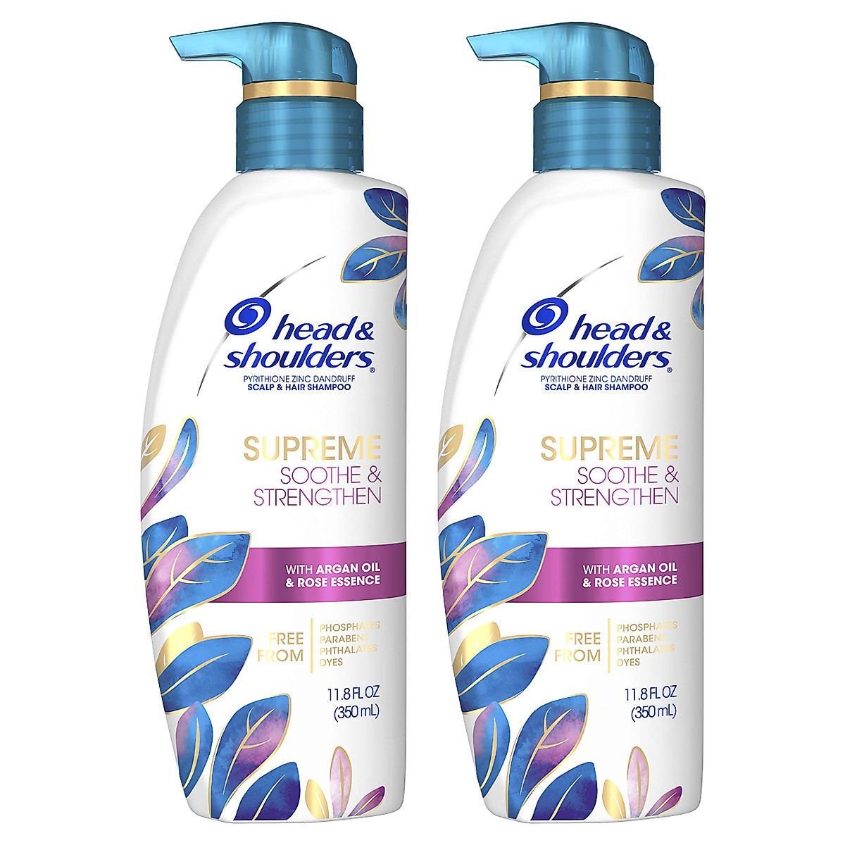 Head & Shoulders Soothe and Strengthen Shampoo 11.8 Fl Oz Twin Pack