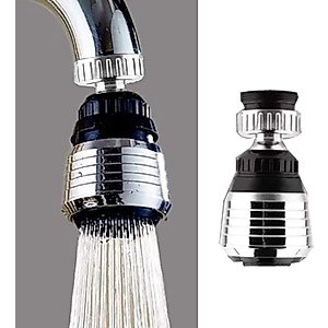 Faucet Nozzle Filter, 360 Degree Rotate Faucet, Anti Water Bubbler, Water Saving Tap Aerator Diffuser, Two Spraying Mode