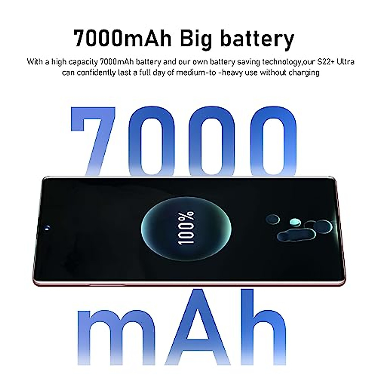 Yunseity Unlocked Smartphone,S23 Ultra 8GB RAM 256GB ROM Face Unlock Ultra Thin Smartphone 2.4G 5G WiFi, 6.6 Inch FHD Screen Cellphone for Android 13, 8+24MP Cameras, MT6735 10 Core CPU