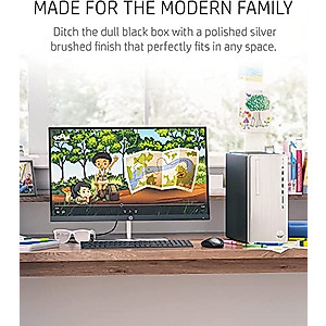 HP 2022 Pavilion TP01 Desktop Computer, AMD Ryzen 3-5300G (Beats Core i5-10400), AMD Radeon, 32GB RAM, 1TB PCle SSD, 9 USB Ports, Wireless-AC, Bluetooth, HDMI, Windows 11 Home