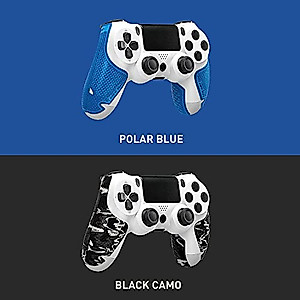 Lizard Skins DSP Controller Grip for PS4 Controllers – PS4 Gaming Grip - Playstation 4 Compatible Grip 0.5mm Thickness - PRE Cut Pieces - Easy to Install – 10 Colors (Black Camo)