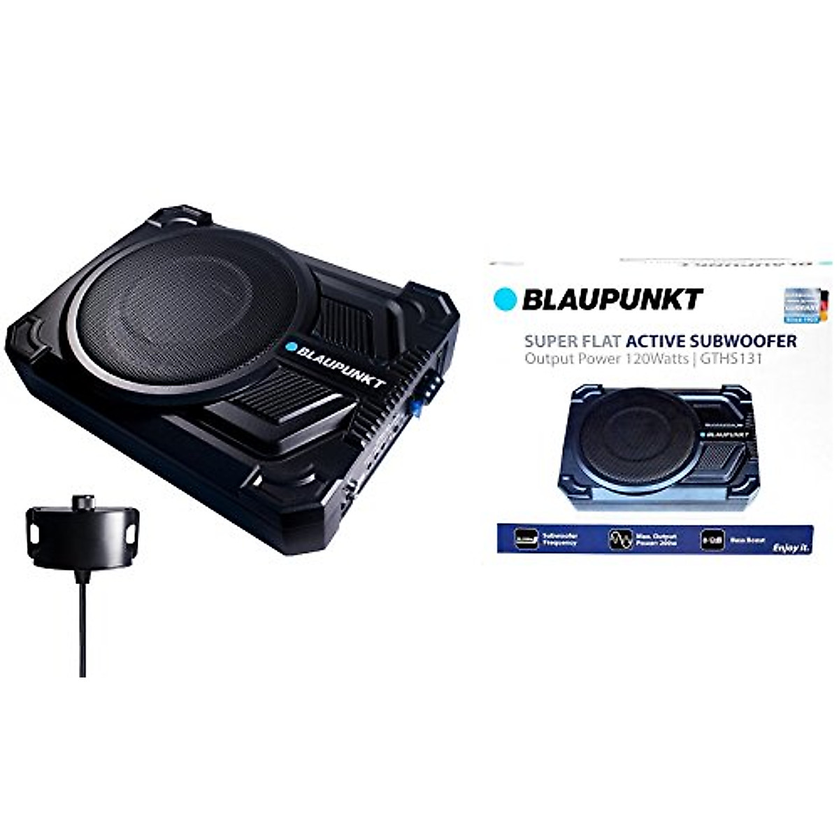 Blaupunkt GTHS131 GTHS131 Super-Flat 200-Watt-Max Active Subwoofer