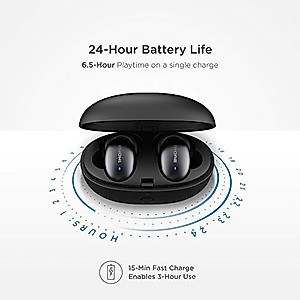 1MORE Stylish True Wireless Earbuds, Bluetooth 5.0, 24-Hour Playtime, Stereo In-Ear Headphones with Charging Case, Built-in Microphone, Alternate Pairing Mode