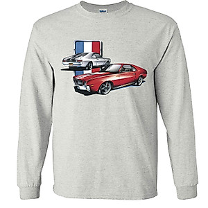 Fair Game American Motors Corporation Long Sleeve Shirt AMX am AMC Fan Shirts-Ash-XL