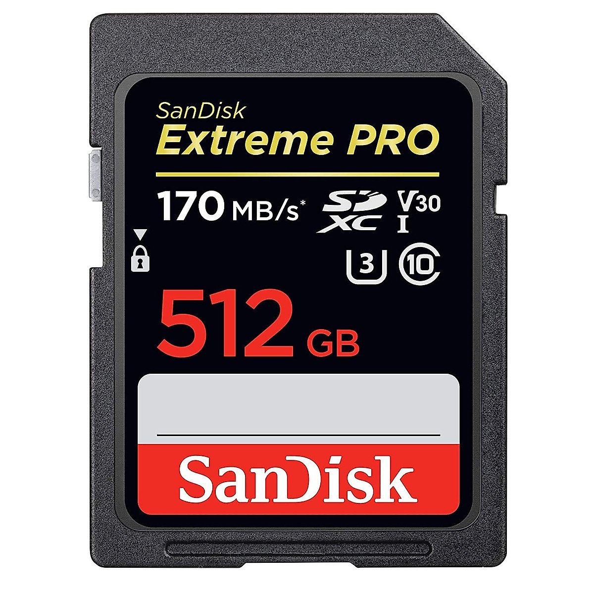 SanDisk 512GB Extreme Pro SD Memory Card SDXC UHS-I Card for Sony Alpha a7C, a6600, a6100, a6400 Camera (SDSDXXY-512G-GN4IN) U3 UHD Video Class 10 Bundle with (1) Everything But Stromboli Card Reader