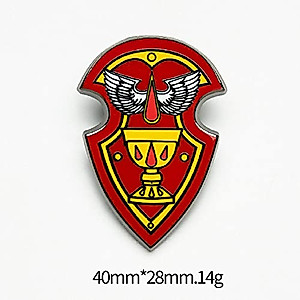 Starforged Compatible with Warhammer 40k Heraldries of the Chapters theme colored shield Pin1 PC