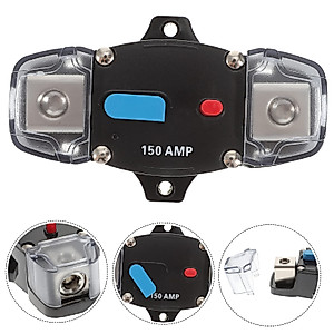 ERINGOGO 3pcs 150A Circuit Breaker rv Circuit Breaker Marine amp Circuit Breaker Automotive Circuit Breaker Marine amplifiers Manual Reset Circuit Breaker Bakelite Yacht Boat Automatic