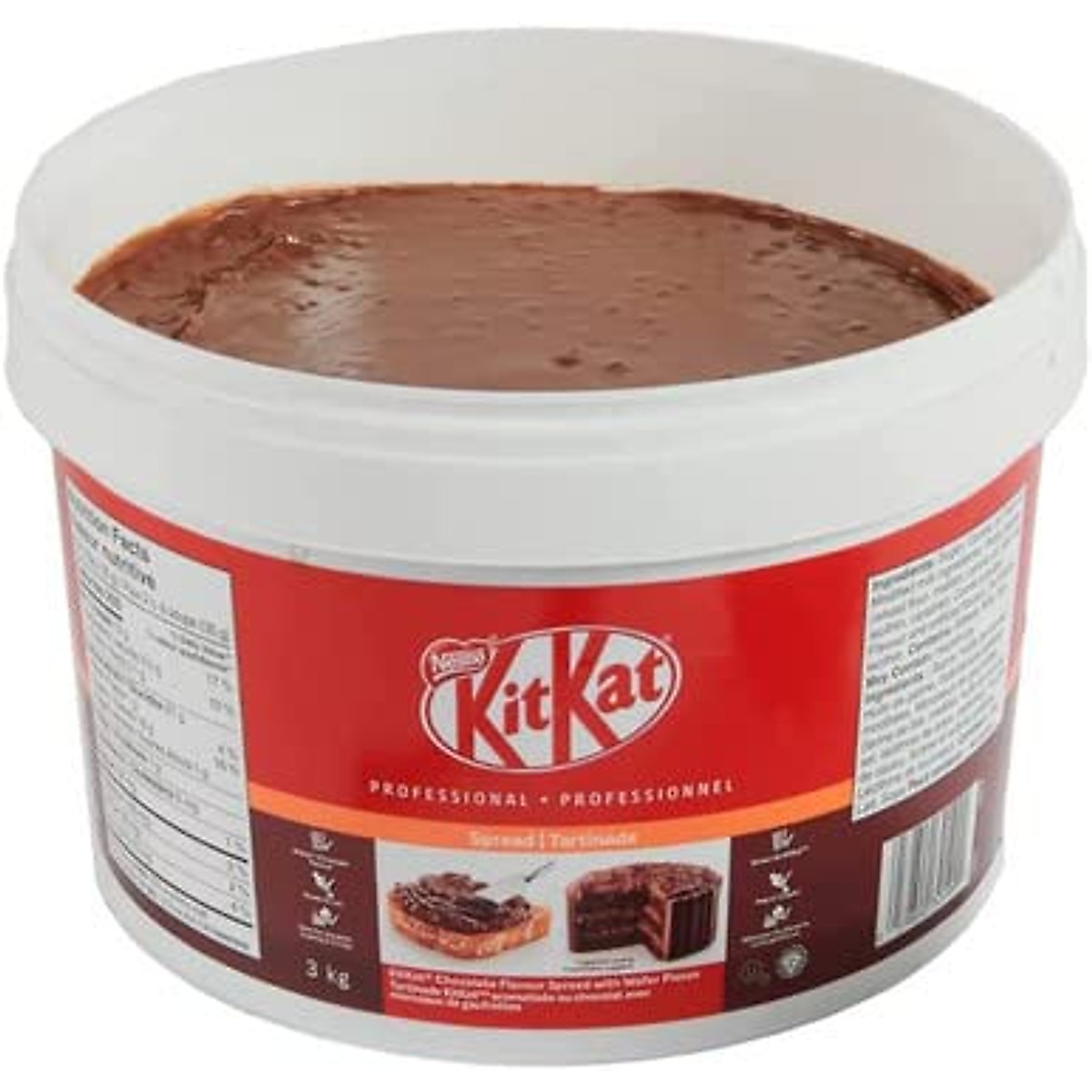 Nestle Professional KitKat Chocolate Spread, 3kg/6.5 lbs, Imported from Canada)