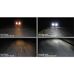 NSLUMO H13 9008 P26.4t Halogen Headlight Bulbs 65/55W High/Low beams Car Headlights Lamp for mazda Car Light Source parking (H13 12V 15/55W)