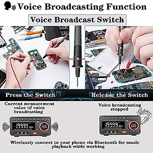 ZOTEK ZT-5566SE Desktop Multimeter, Multi Testers multimeter That integrates Work and Daily Life Multifunctional Diode Tester Resistance Meter