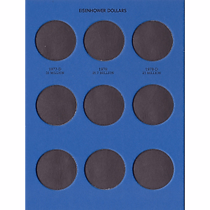 UPC 9 780307 09023 EISENHOWER ANTHONY DOLLAR 1971-1981 Whitman 9023 ALBUM #17