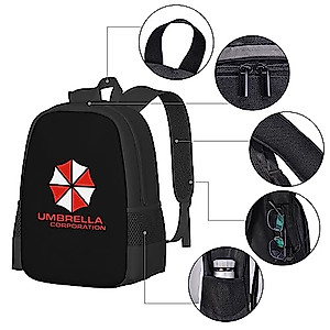 REFYLD Resident Umbrella Evil Corp Symbol Travel backpack Woman'S Mens Outdoor Bag Large Capacity Sports Travel Work Leisure Fashion Bag