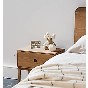 Collins Painting Inspirational Wood Grain Mini Block Sign, 4" (Everything is Figure-Out-able)