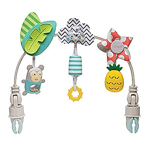 Taf Toys ‘Tropical Orchestra Arch’ | Ideal for Infant & Toddlers, Fits Stroller & Pram, Activity Arch with Fascinating Toys, Stimulates Baby’s Senses and Motor Skills Development, Easier Outdoors
