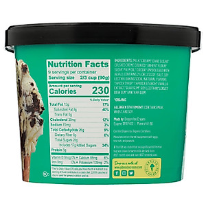 Alden's, Organic Cookies & Cream Ice Cream, 48 oz (Frozen)