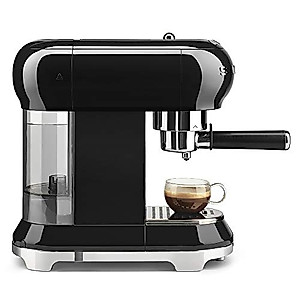 Smeg Espresso Machine, 1 liters, Black ECF01 BLUS