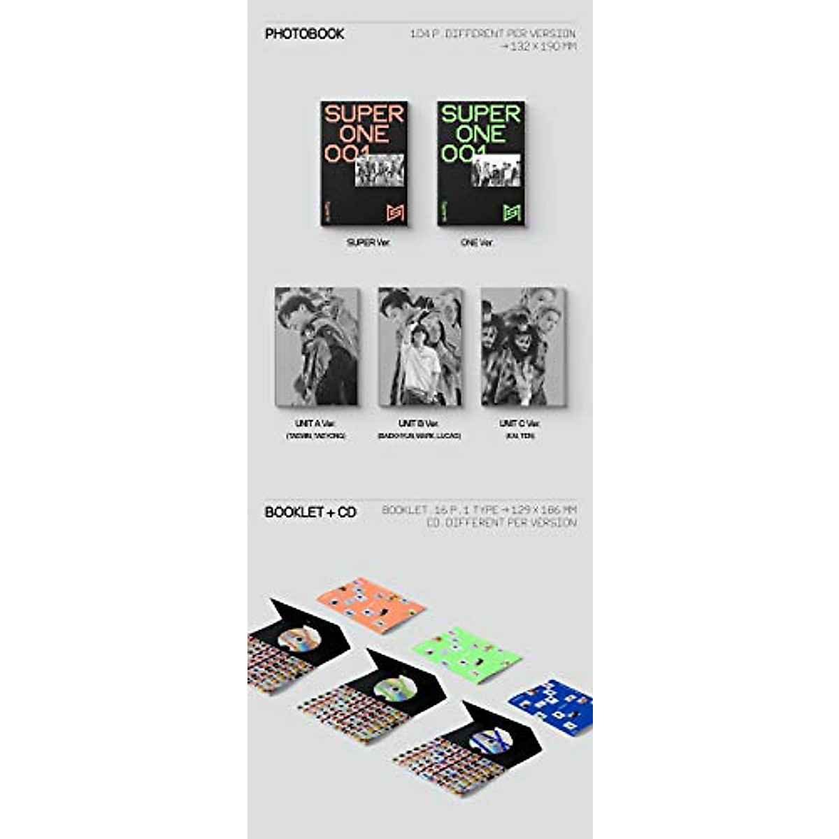 SuperM - Super One (Random ver.) CD