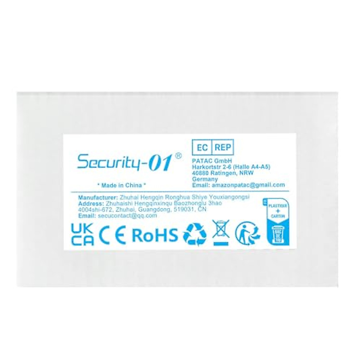 Security-01 80mm by 80mm by 25mm 8025 12V DC 0.20A Dual Ball Bearing Brushless Cooling Fan 2pin AV-F8025MB UL CE (Pack of 2)