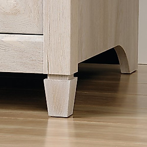 Sauder Edge Water Computer Desk, L: 59.06" x W: 23.23" x H: 29.02", Chalked Chestnut finish