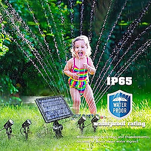 UDOOSOL Solar Spot Lights Outdoor,Compatible with Alexa,Color Changing Music Sync Solar Landscape Spotlights,Bluetooth App Control Solar Powered Wall Lights Waterproof Auto On House Tree Garden