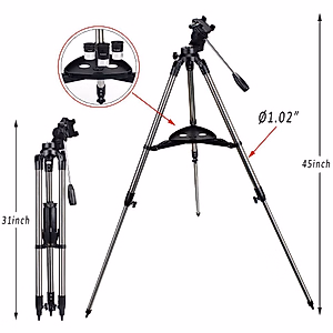 Moutec Telescope for Astronomy Beginners with Sturdy Steel Tripod, 700x70mm AZ Astronomical Refractor Telescope for Adults, Great Astronomy Gift for Kids to Explore Moon and Planets