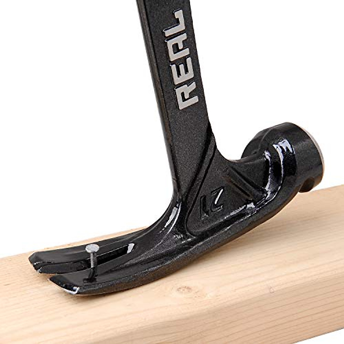 Real Steel 0517 One Piece Forged Milled Face Framing Hammer with Rip Claw, 21 oz