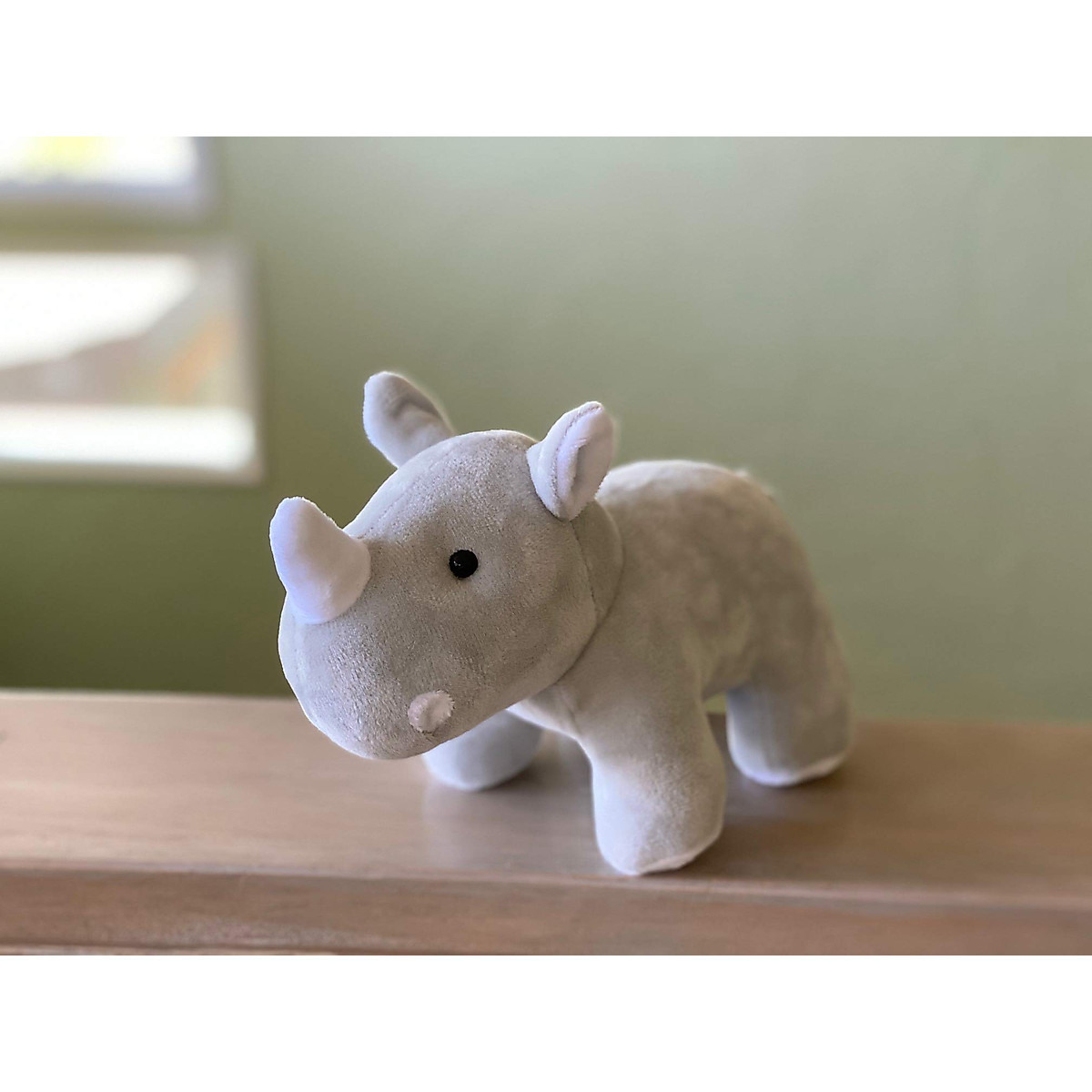 Baby Rhino Stuffed Animal Plushies for Boys & Girls | Super Soft Cute Plushies for Kids' Bedroom | 8-in Safari Stuffed Animals for Girls & Boys | Small Animal Toys by Exceptional Home