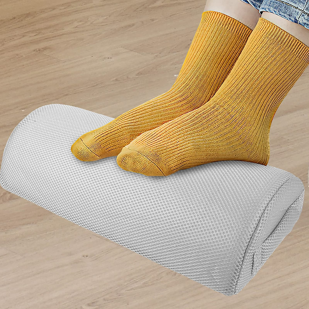 LALAFINA Memory Pillow Round Pillows for Sleeping Leg Bolster for Sleeping on Back Bed Waist Pillow Lumbar Pillow for Legs Mat Waist Support Pillow Knee Pillows Knee Pillow for Leg Pillow