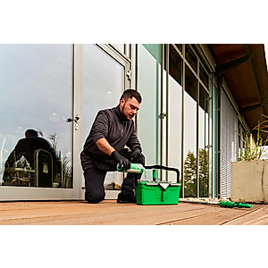 Unger QB12B Bucket 12 litres for Washers up to 35 cm Wide with Litre Scale Including Strainer as Shelf Rectangular Shape