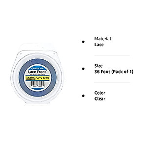 Walker Tape Lace Front - 1" X 12 Yds, Roll