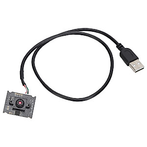 Kuuleyn 3 MP Camera Module, Module Camera, Manual Camera Module, 64° 3.5mm Manual Focus Webcam Board with USB Cable HBVCAM 3M2111 V22