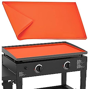 HEYYUMI 28" Griddlel Mat Cover for Blackstone,Grill Mat-Heavy Duty Food Grade Silicone Mat - All Season Cooking Surface Protective Cover (Not fit 28XL/Pro Series)