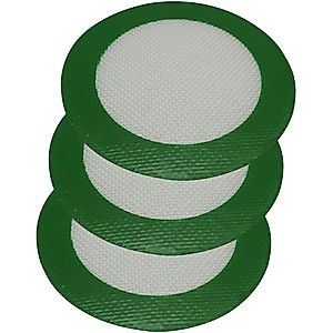 10 PCS Random Colors 5.5 Inch Round Non-Stick Silicone Baking Mat Pad - Perfect for Cakes, Macarons