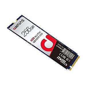 Addlink M.2 SSD 256GB N50 up to 2500MB/s PCIe Gen 3x4 NVMe 3D TLC NAND Read 2,500 MB/s Write 2,100MB/s M.2 2280 Internal Solid State Drive