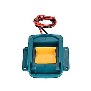 Q/A Battery Power Mount Connector Adapter for makita 18V Dock Holder with 14 awg Wires