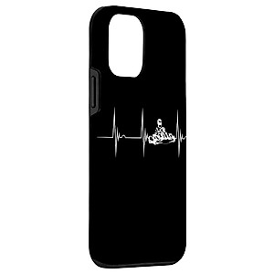 iPhone 12 mini Go Kart Racing Heartbeat EKG Pulse Karting Go Kart Racer Case