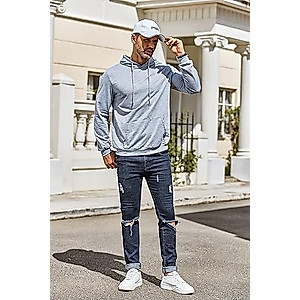 COOFANDY Men's Hoodied Sweatshirts Casual Lightweight Long Sleeves Athletic Hoodies
