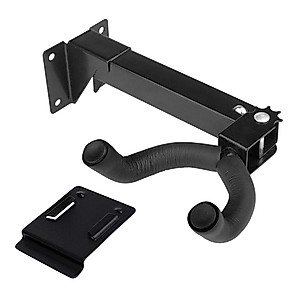 BULLETSHAKER Guitar Hanger Wall Mount Hook Stand 180° Adjustable w/Slat Wall Adapter 10pcs