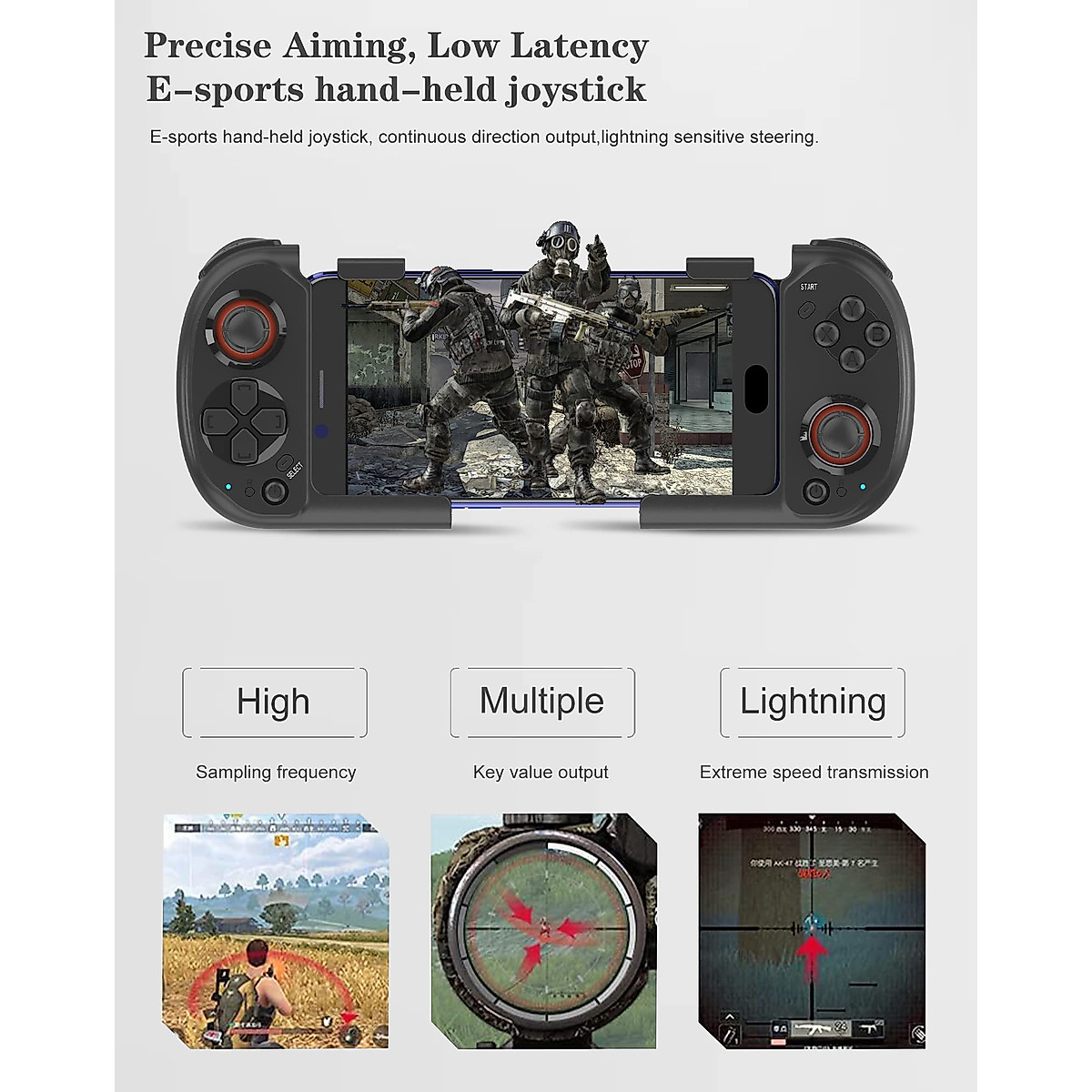 Joso Mobile Gaming Controller + Portable Controller