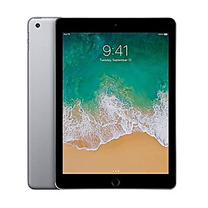 Apple iPad 9.7in 6th Generation WiFi + Cellular (128GB, Space Gray) (Renewed)