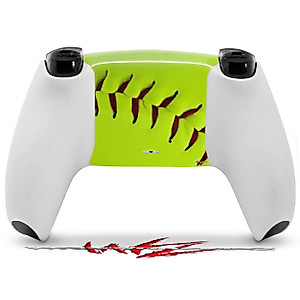 WraptorSkinz Skin Wrap compatible with Sony PS5 DualSense Controller Softball (CONTROLLER NOT INCLUDED)