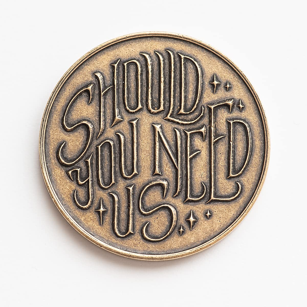 Labyrinth | Should You Need Us Bronze Friendship Token