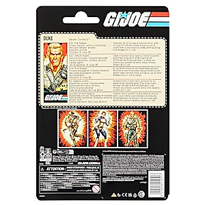 G.I. Joe Classified Series Retro Cardback Duke, Collectible 6-Inch Action Figure with 10 Accessories