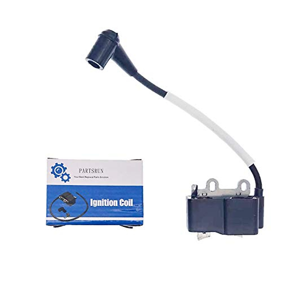 PARTSRUN ID#C11907 Ignition Coil Replaces A411000500 A411000501 for Echo ES-250 PB250LN PB252 PB-250 with boot and spring ZF277-1
