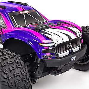 ARRMA RC Truck 1/10 VORTEKS 4X4 3S BLX Stadium Truck RTR (Batteries and Charger Not Included), Purple, ARA4305V3T2, Men
