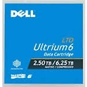 Dell LTO-6 Tape 2.5tb/6.25tb, Dell Lto-6 Ultrium, Part # 342-5450/ 3w22t