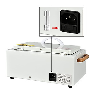 High Temperature Metal Tool Cleaning Box, 110V 300W 1.5L with Timer Manicure Pedicure SPA Salon Barber Equipment for Sundry Beauty Hair Nail Metal Tools with Handle