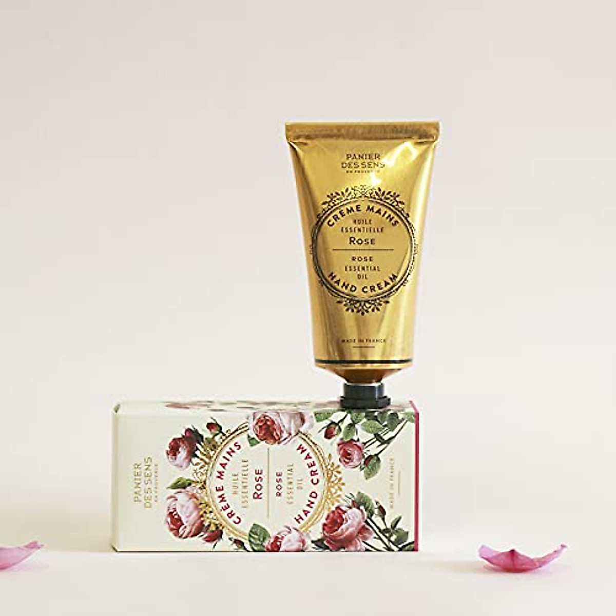Panier des Sens Rose Hand cream for dry cracked hands with Olive oil - Made in France 97% natural - 2.6floz/75ml